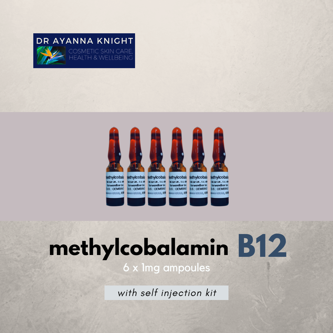 B12 METHYLCOBALAMIN Self-Injection Kit 1mg x 6 Ampoules | Dr Ayanna ...
