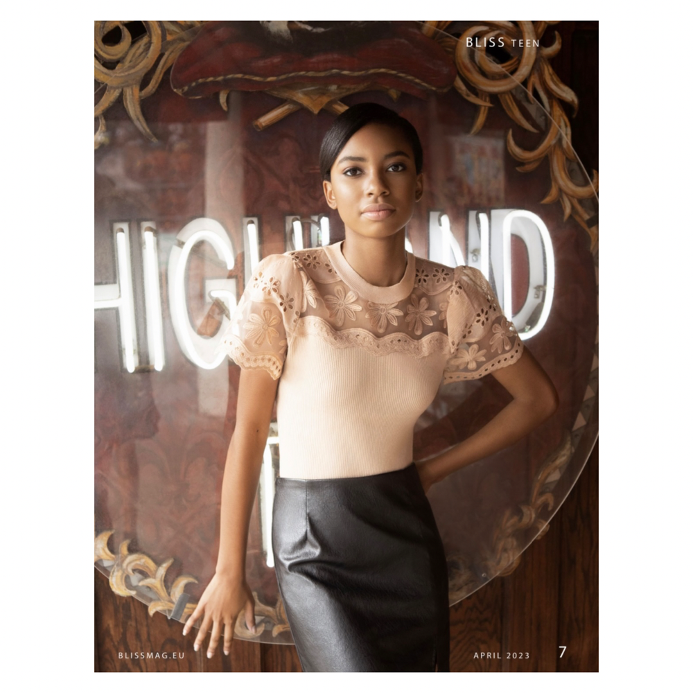 Maria Raquel Thomas, 16 years old, Graces 9th Magazine Cover Young ...