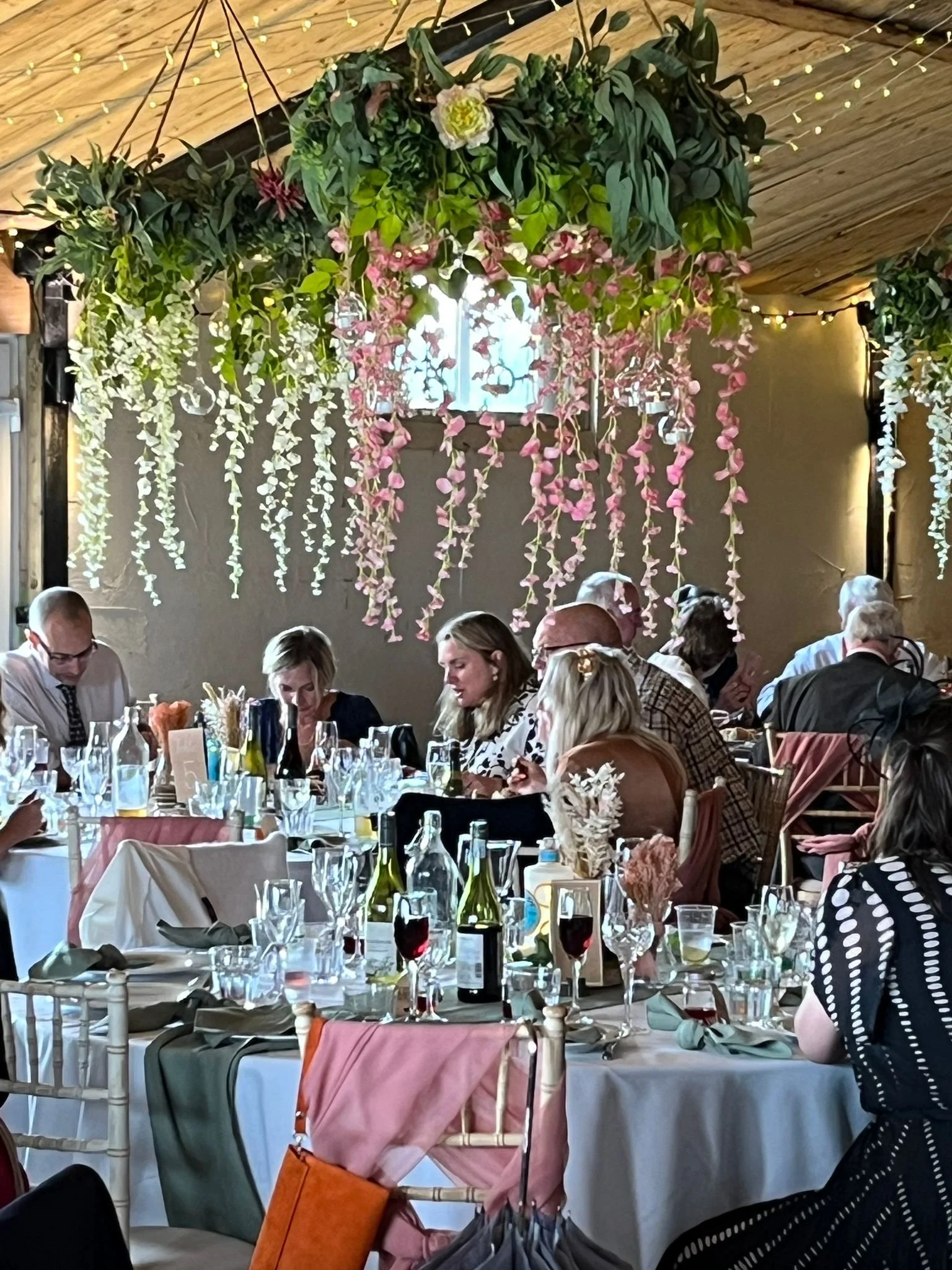 The Cowhouse reception barn at Stanford Farm wedding venue Shropshire ...