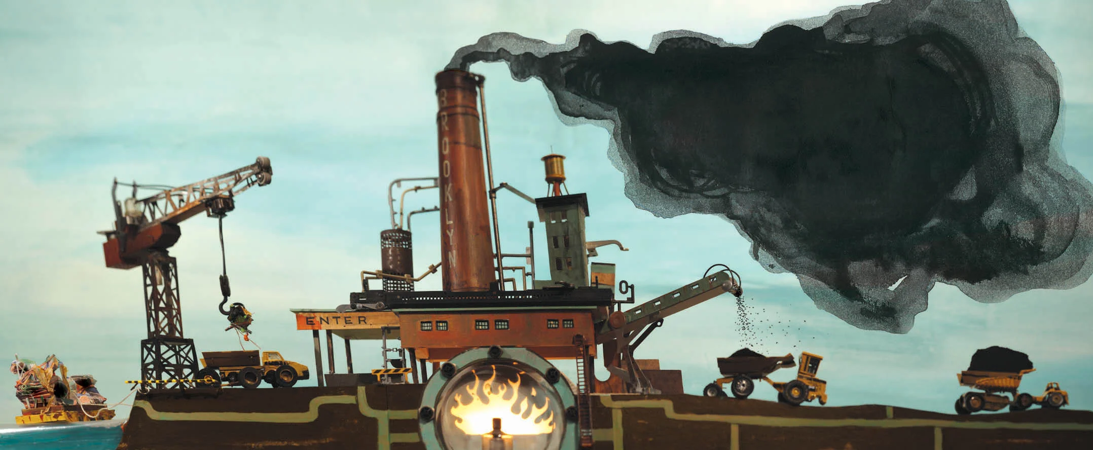 Here Comes The Garbage Barge — Red Nose Studio