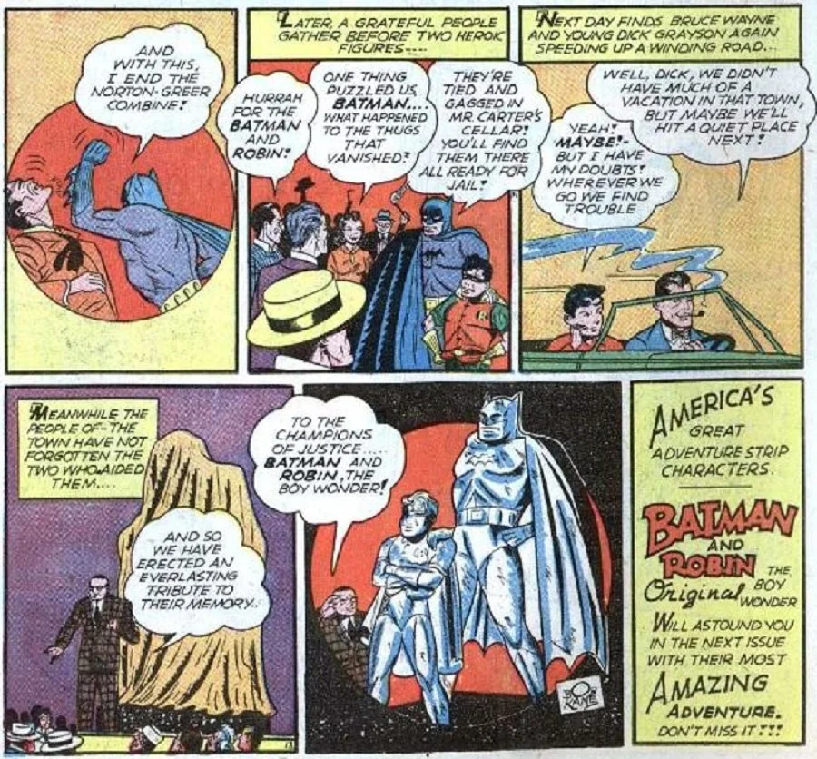 Batman in Order Detective Comics 43 — When It Was Cool - Pop Culture ...