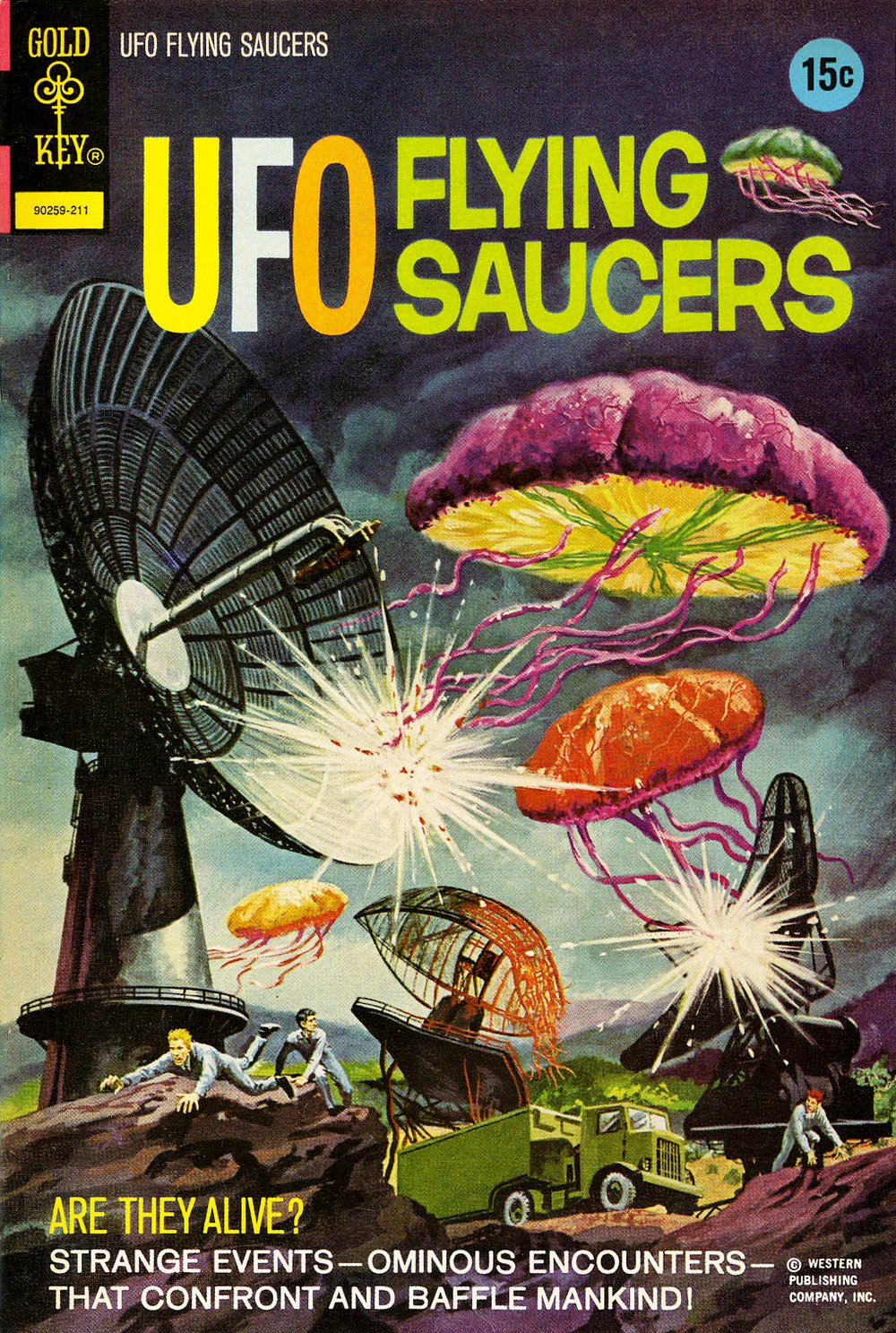 UFO comic book Gold Key Comics UFO Flying Saucers retro comics — When ...