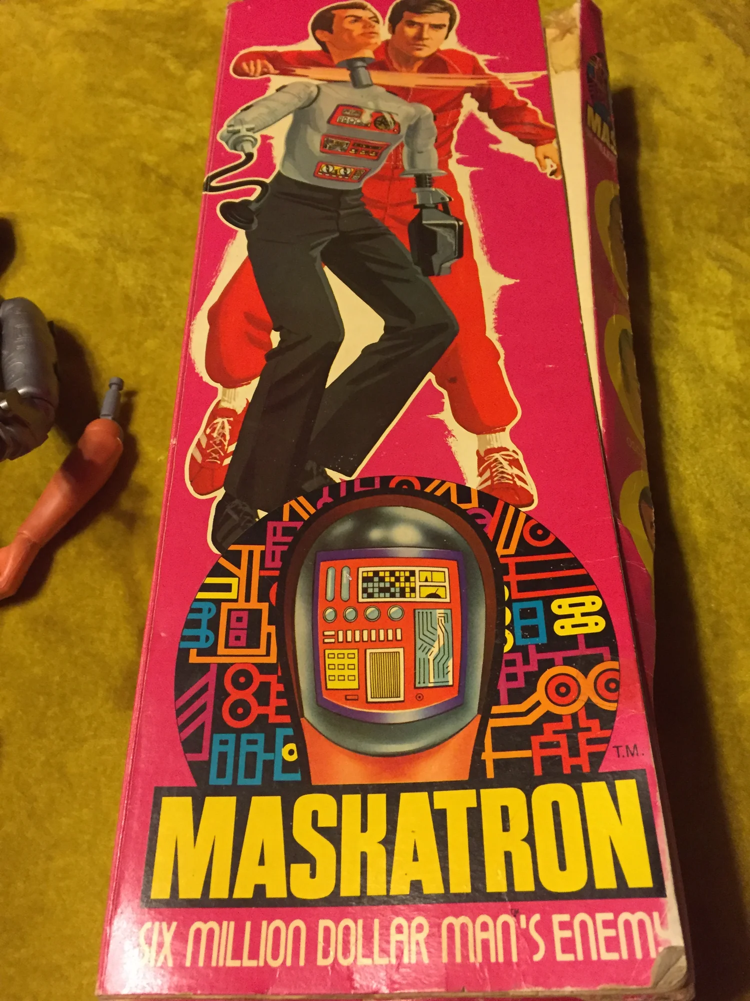 Maskatron action figure from the Six Million Dollar Man 1970s toy line ...
