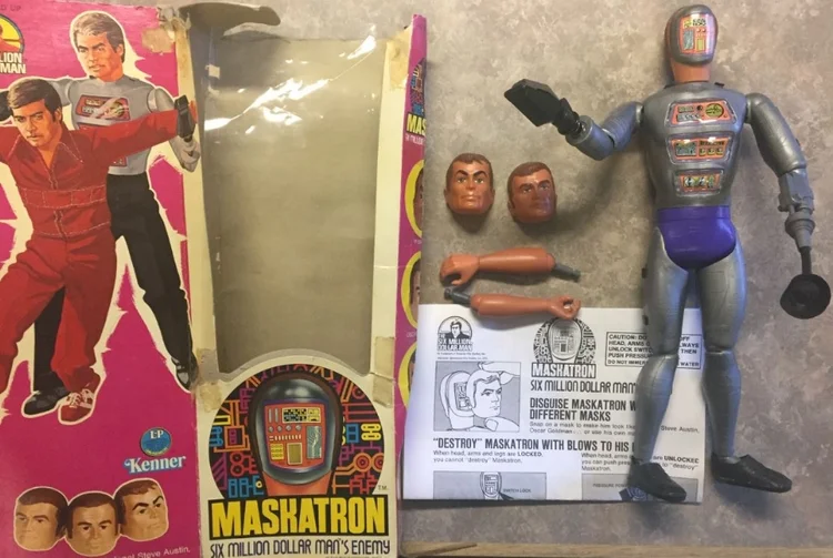 Maskatron action figure from the Six Million Dollar Man 1970s toy line ...