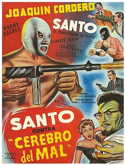Lucha Libre Mexican Pro Wrestling Luchador Stars in Action Movies ...