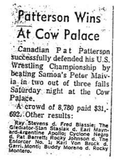 History of Wrestling - 1970 — When It Was Cool - Pop Culture, Comics ...