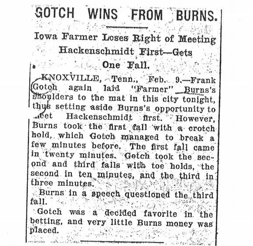 History of Wrestling - 1907 — When It Was Cool - Pop Culture, Comics ...