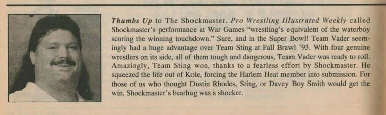 History of Wrestling - 1993 — When It Was Cool - Pop Culture, Comics ...