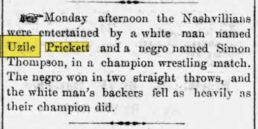 The Strange Life and Times of Pioneer Pro Wrestler Uzile Prickett ...