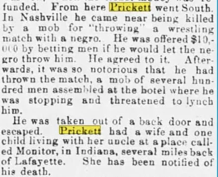 The Strange Life and Times of Pioneer Pro Wrestler Uzile Prickett ...