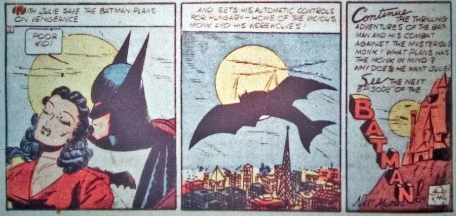 Eerste Batman Strip 1939