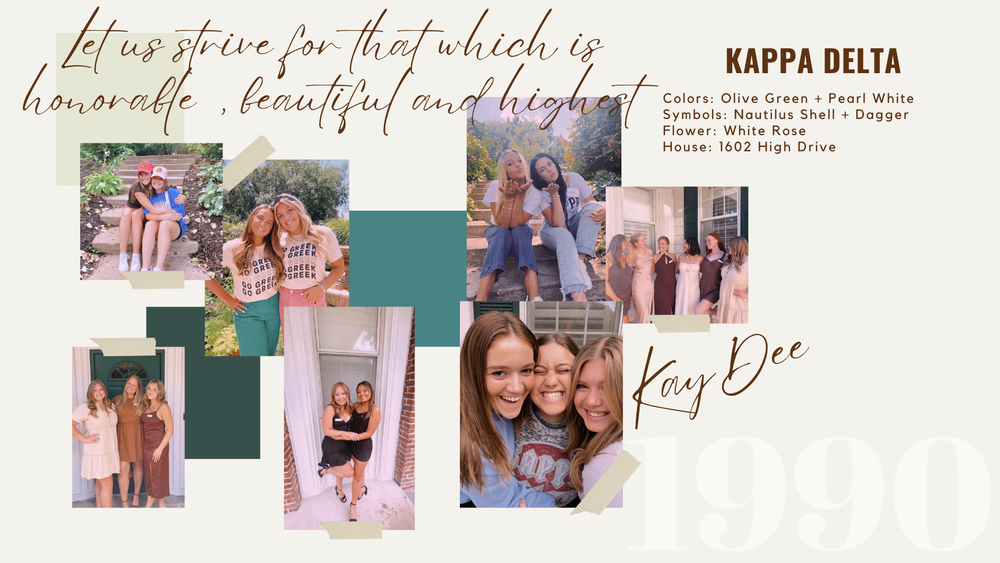 Kappa Delta — KU Panhellenic Association