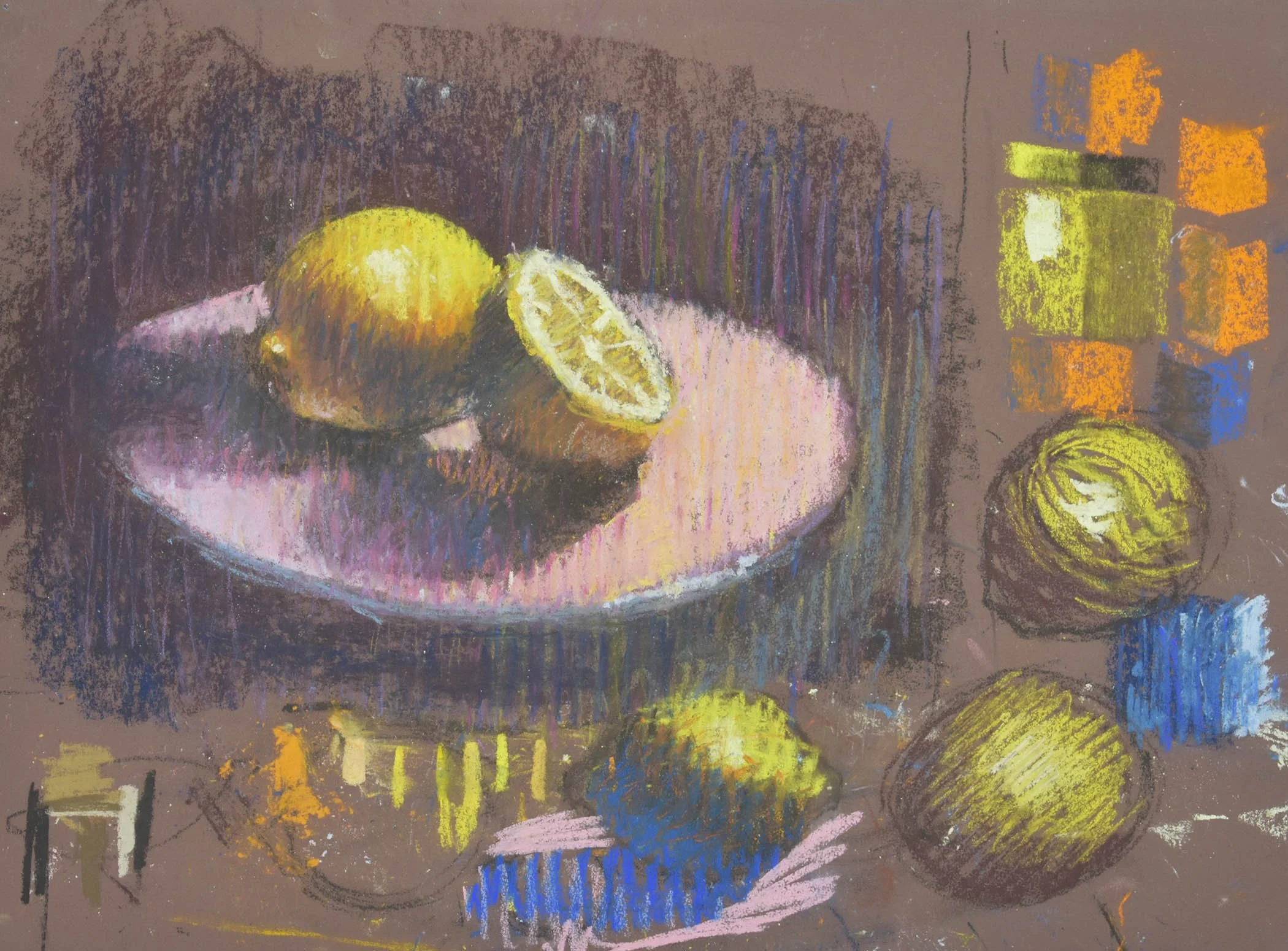 Pastel Painting Still Life
