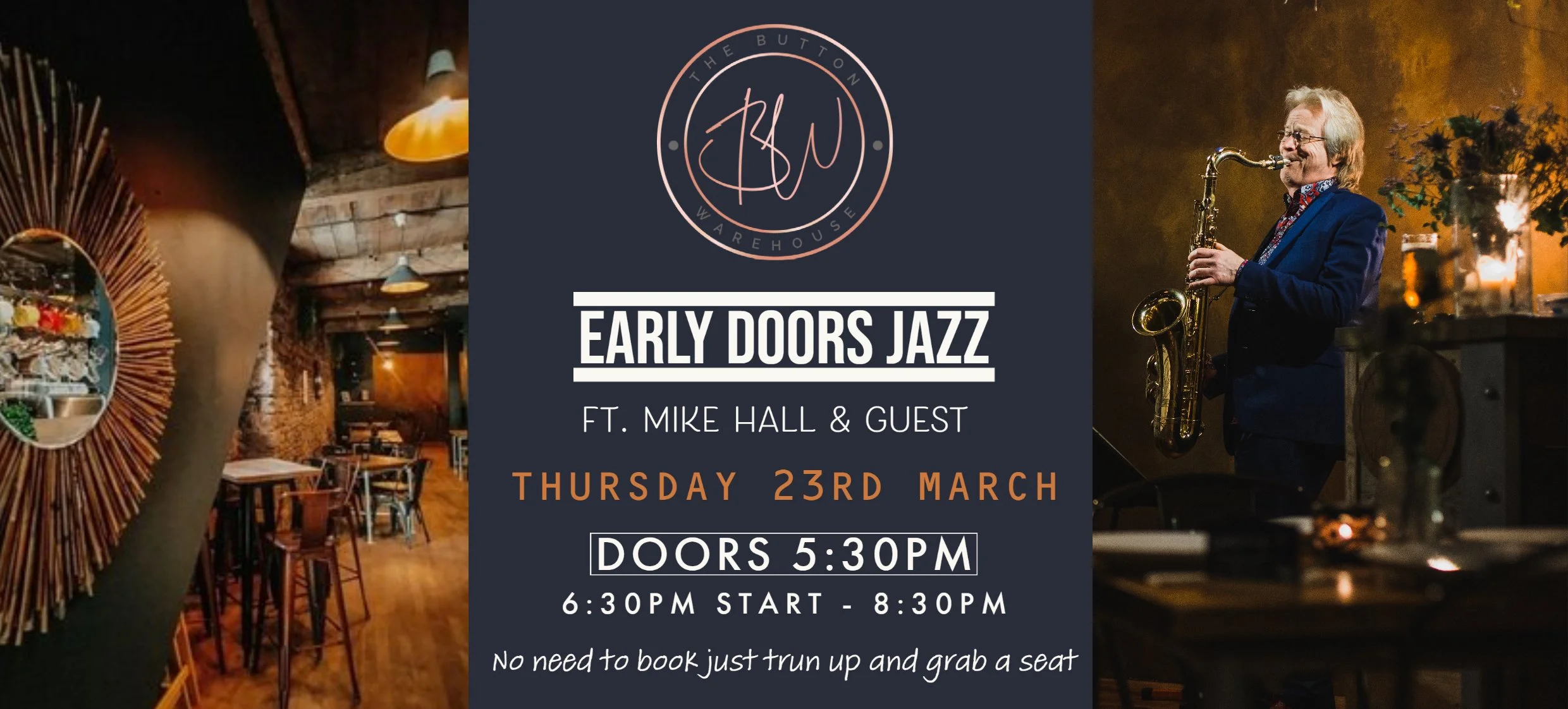 Events at The Button Warehouse — The Button Warehouse Café Bar ...