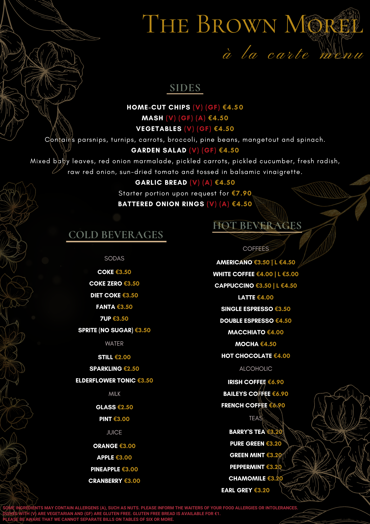 Á La Carte — The Brown Morel