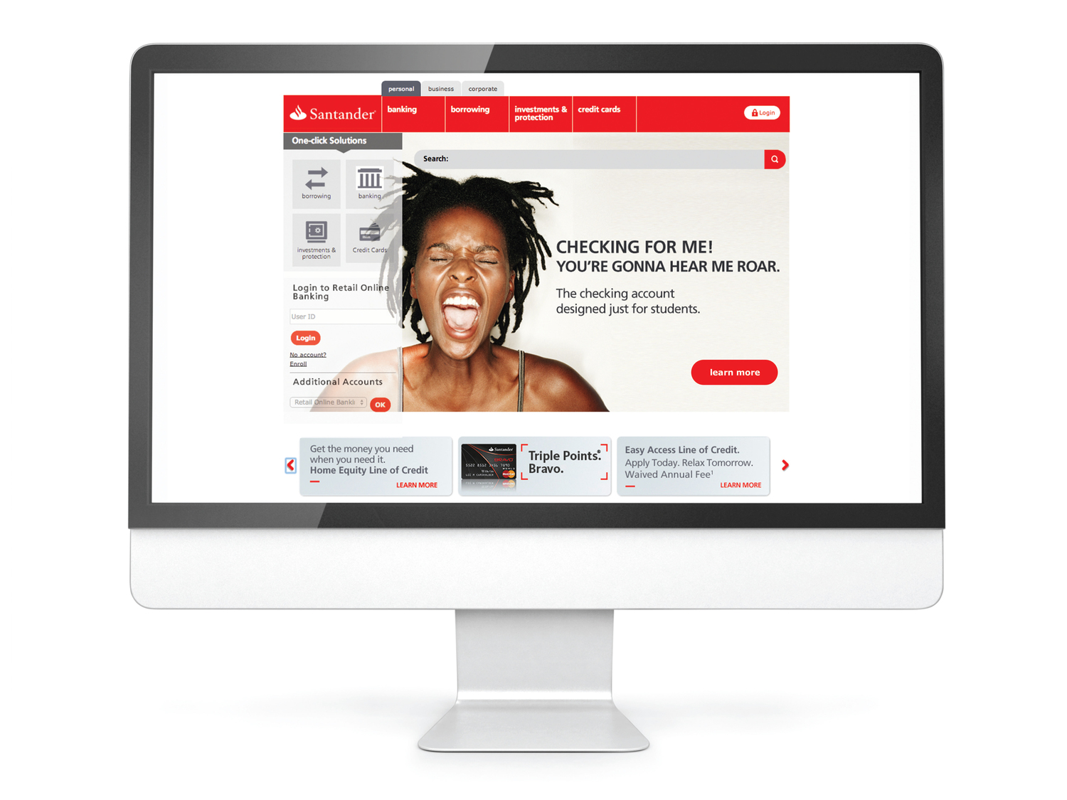 Online Banking Ad