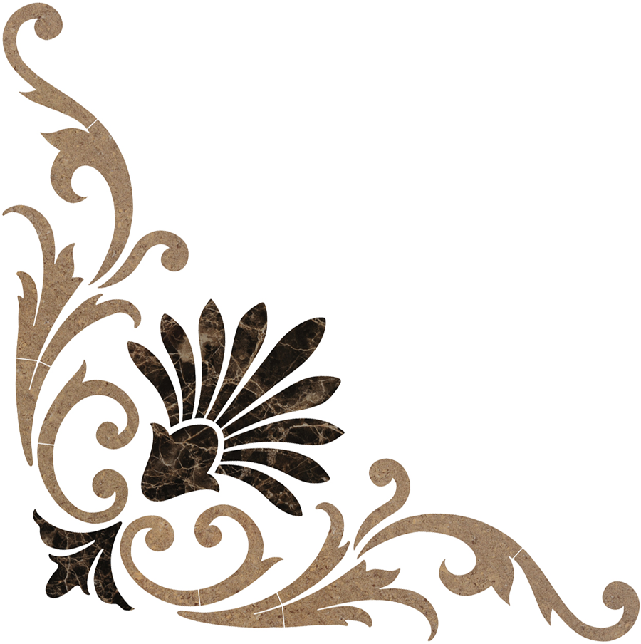 Decorative Corner Scrolls Png