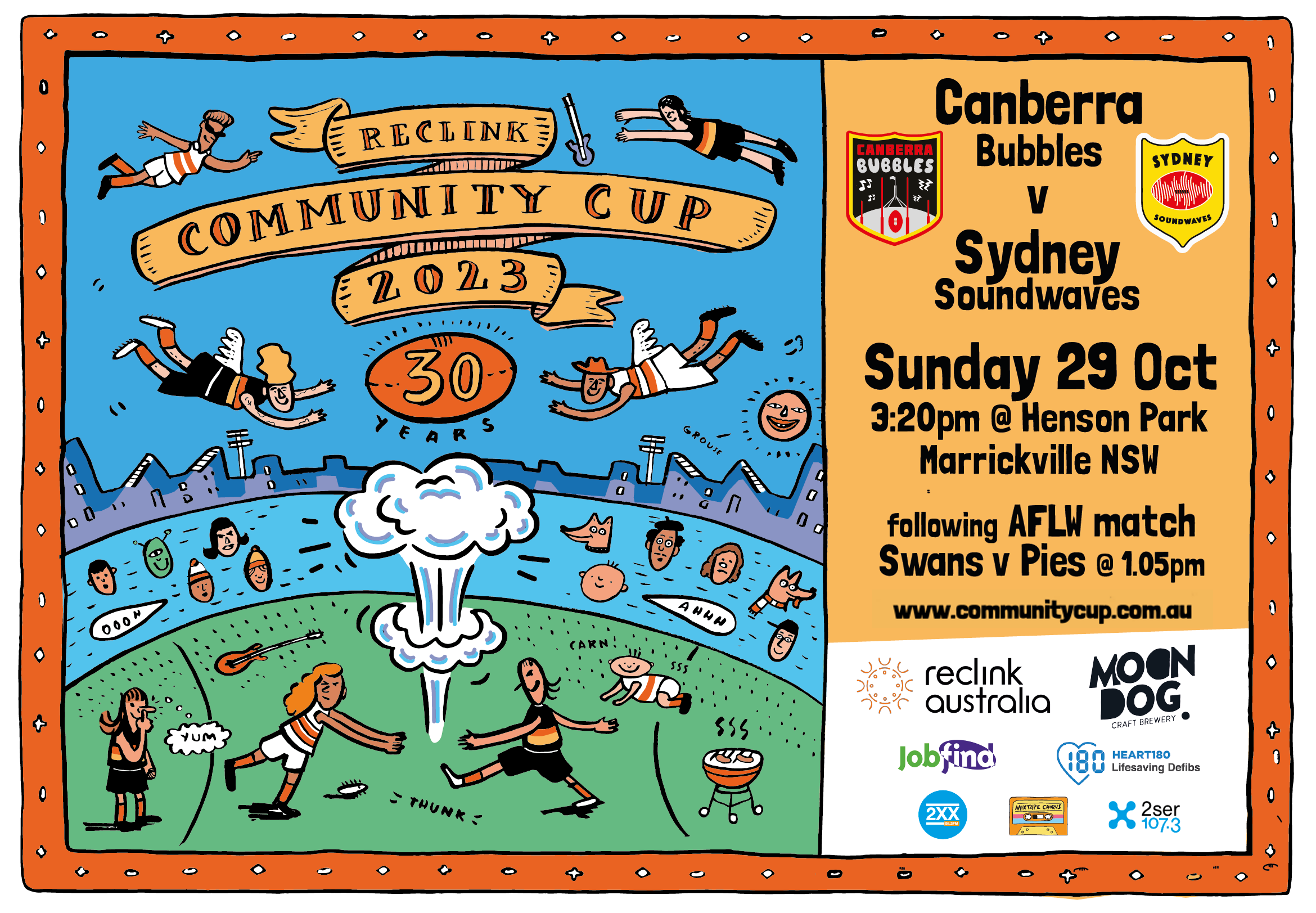 CANBERRA — Reclink Community Cup