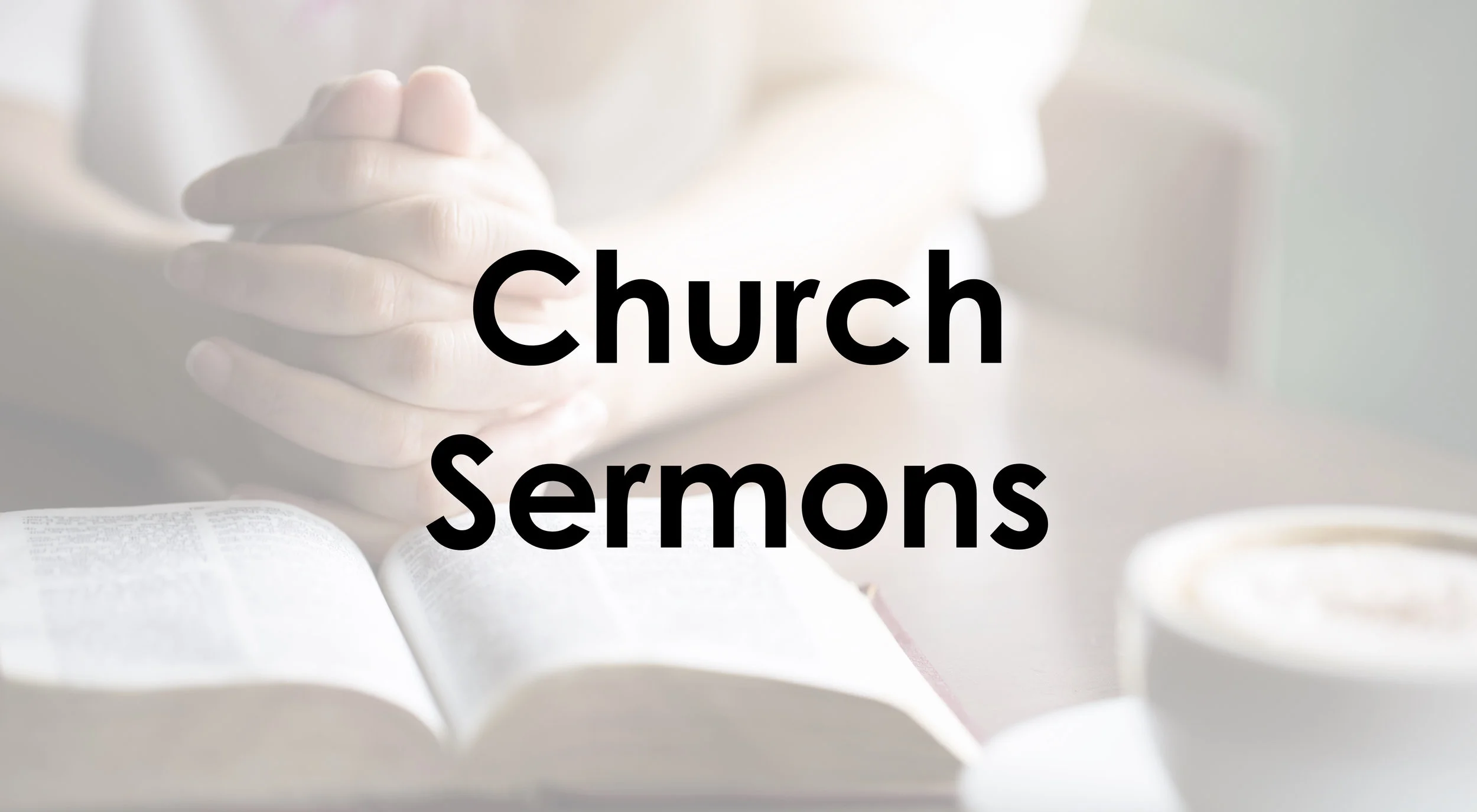 Church Sermons — Great Marriages