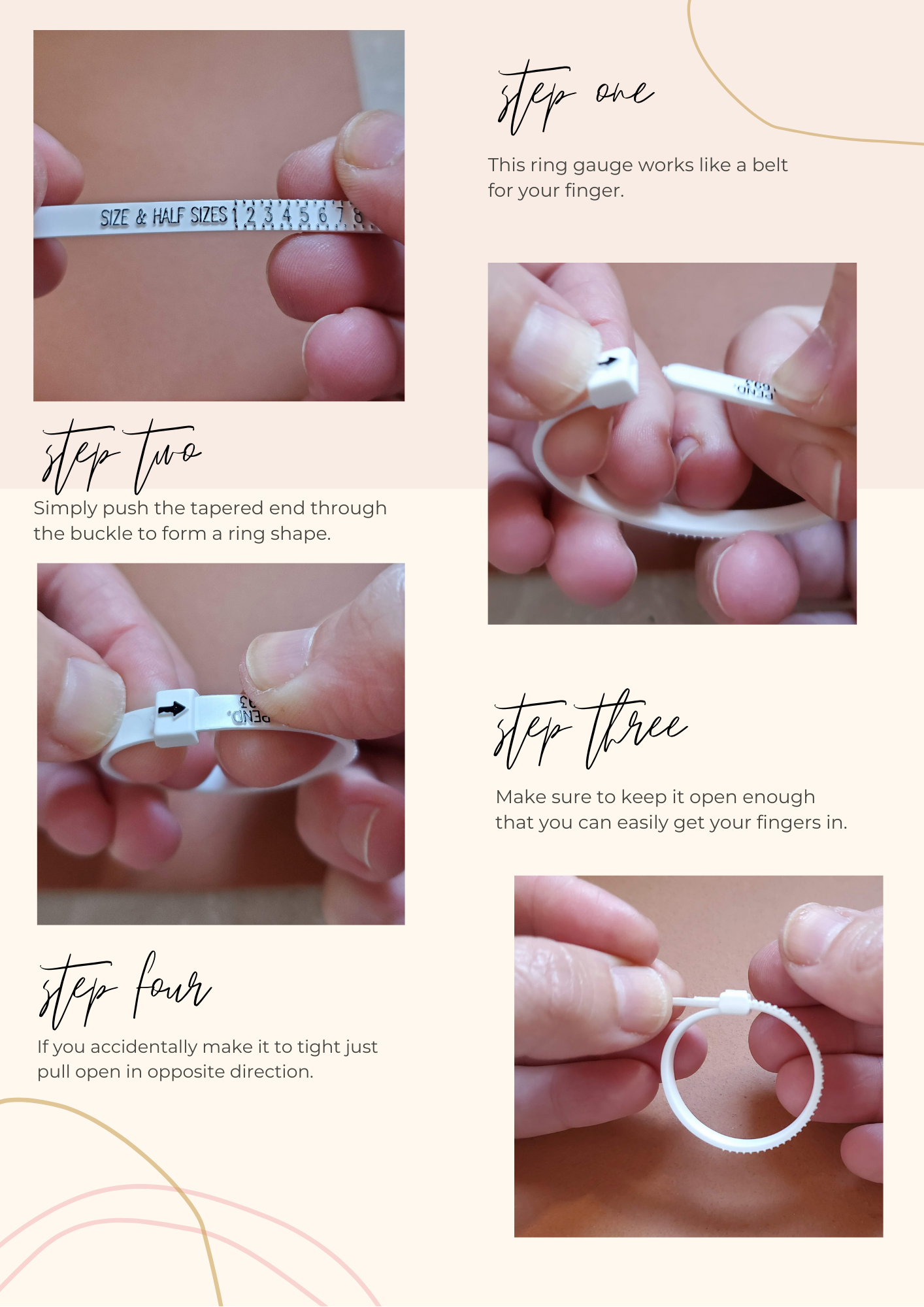 Measure your ring size | Samantha Slater Studio