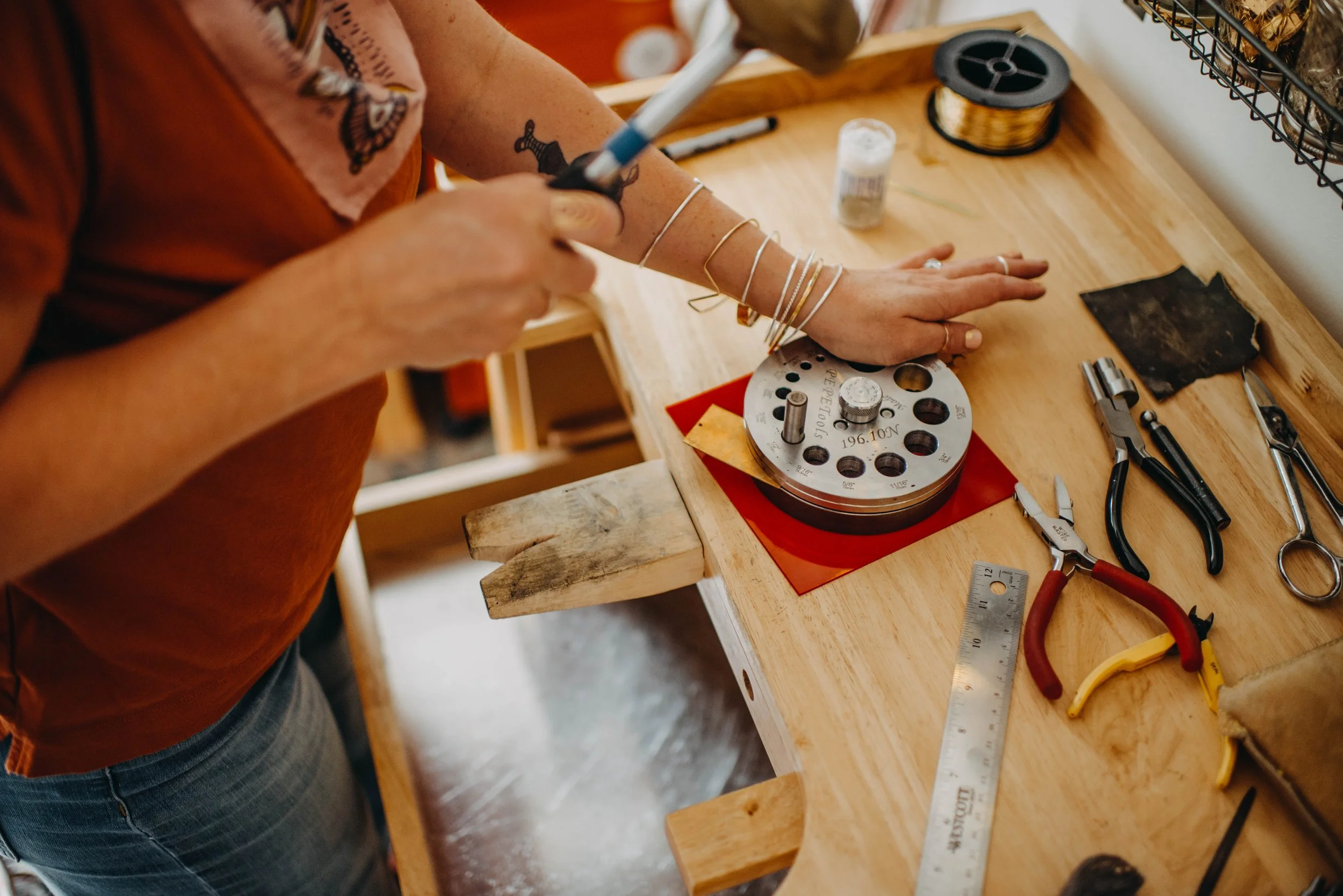 Dapping and Riveting tools to get started | Samantha Slater Studio