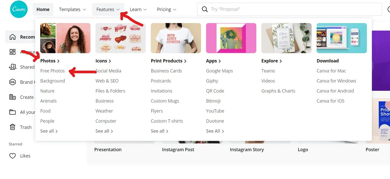 Finding Free Photos in Canva | Coder Kids