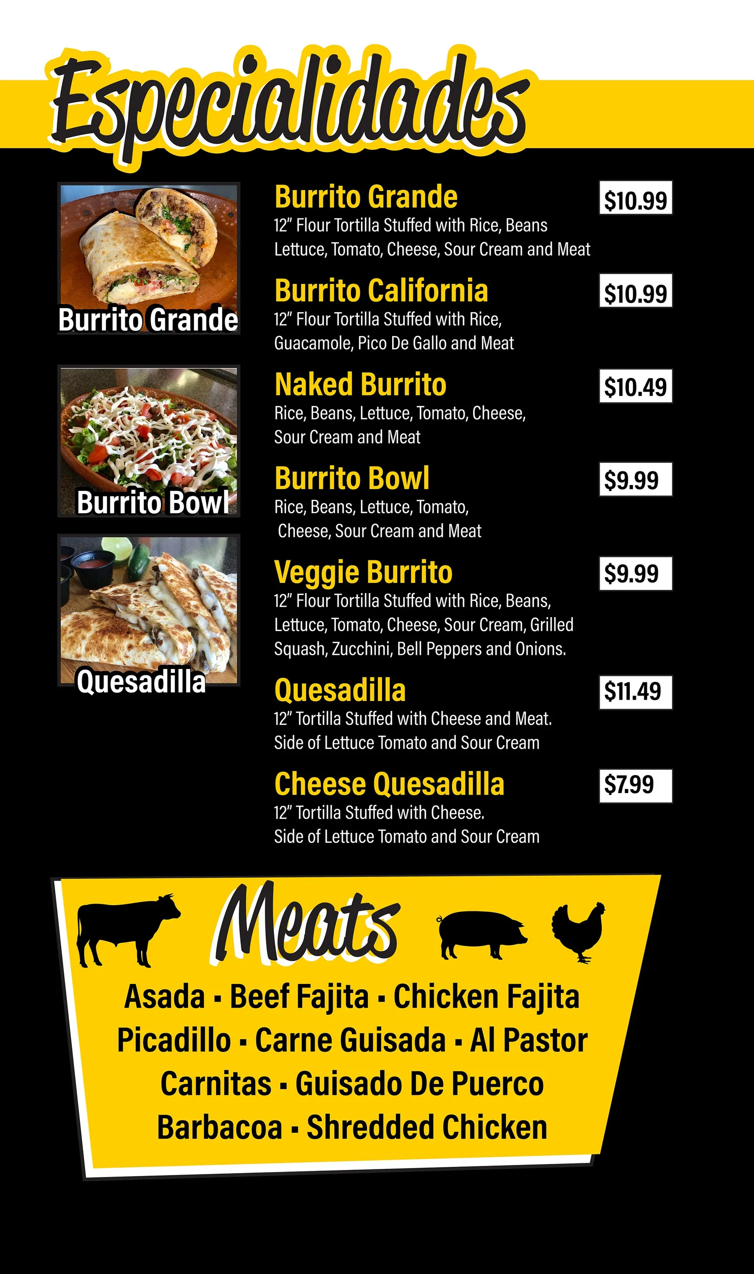 Our Menu — Wapo Taco