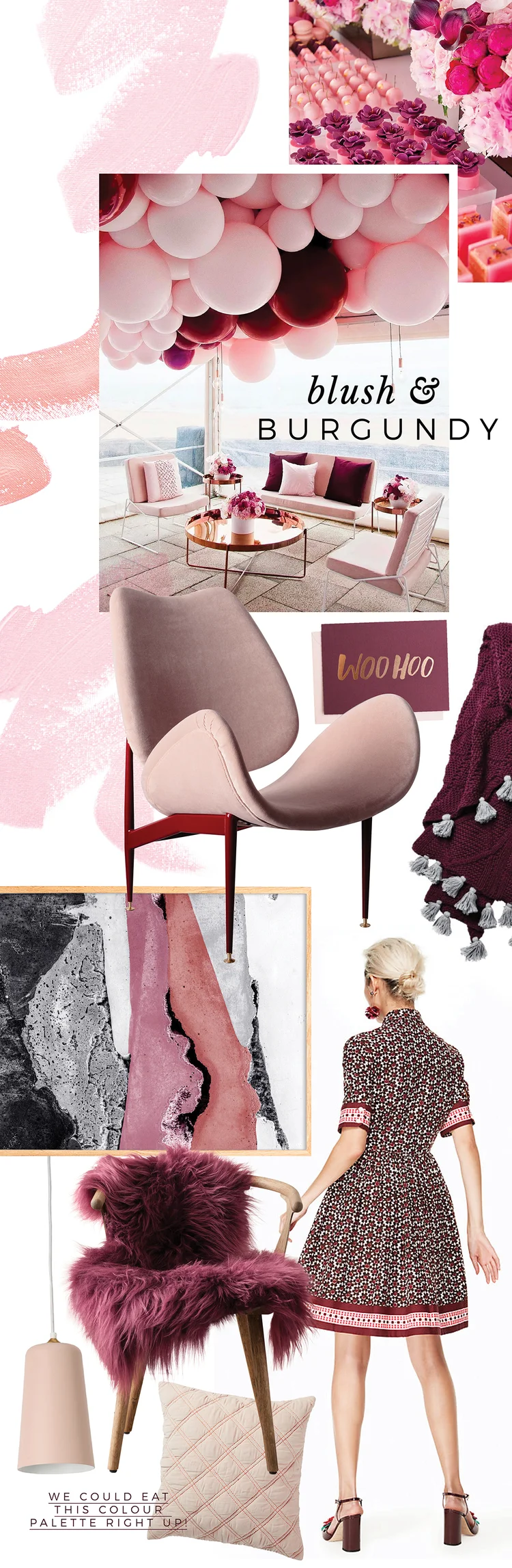 Colour Trend: Burgundy + Blush — Adore Home Magazine