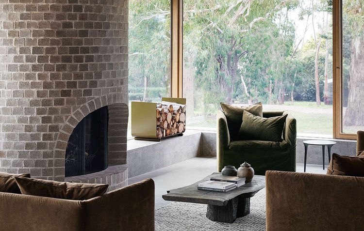 Stylish firewood stackers — Adore Home Magazine