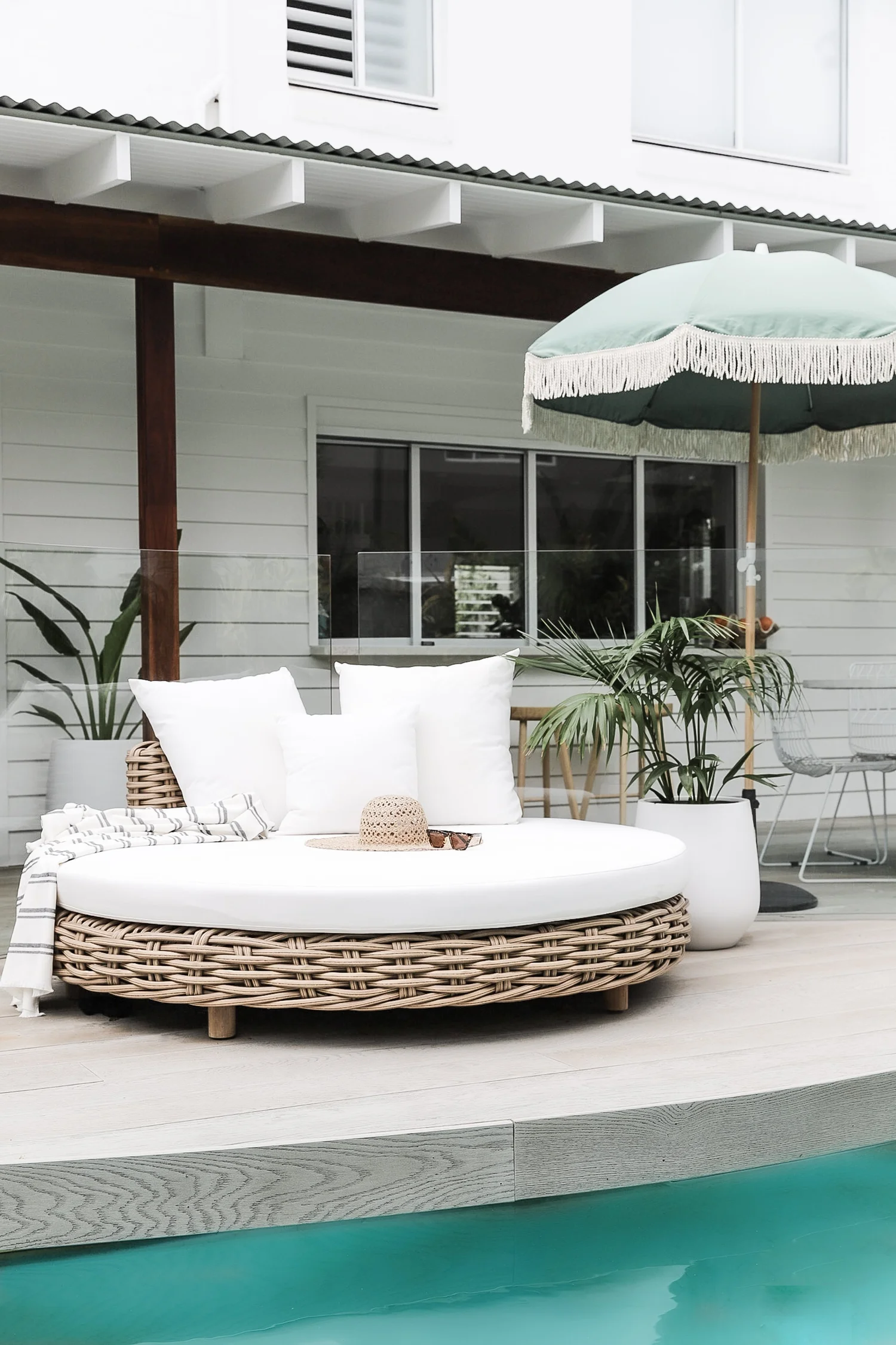 Coastal Outdoor Pool Makeover — Adore Home Magazine