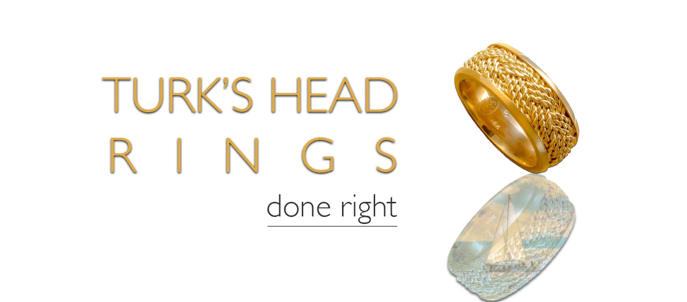 Sailing Jewelry - Turk's Head Knot Rings Aumaris - Marine Jewelry ...