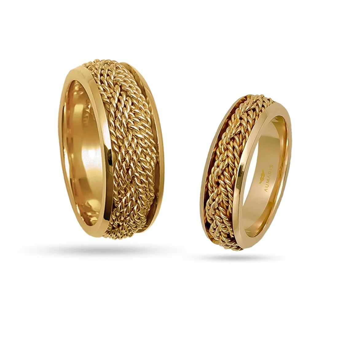 Men's Wedding Ring Set - Aumaris Wedding Ring - Fine Nautical Jewelry ...