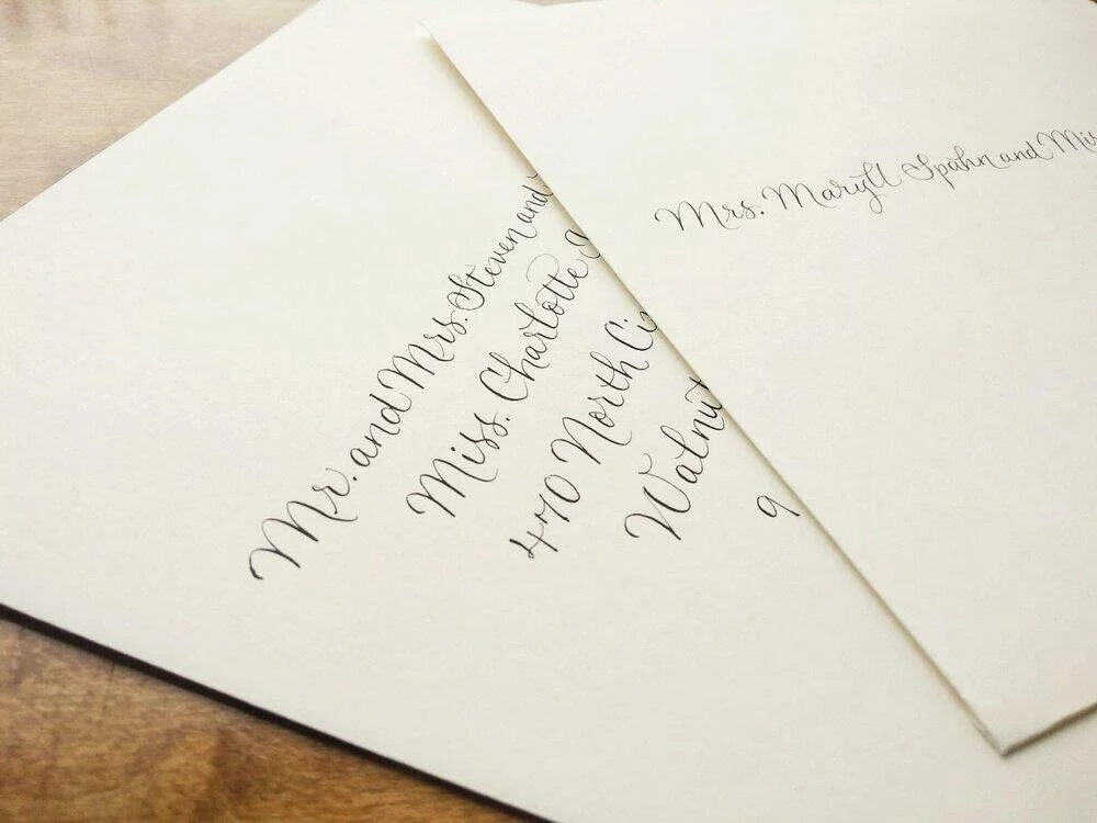 Calligraphy Envelope Addressing — Flower City Letters