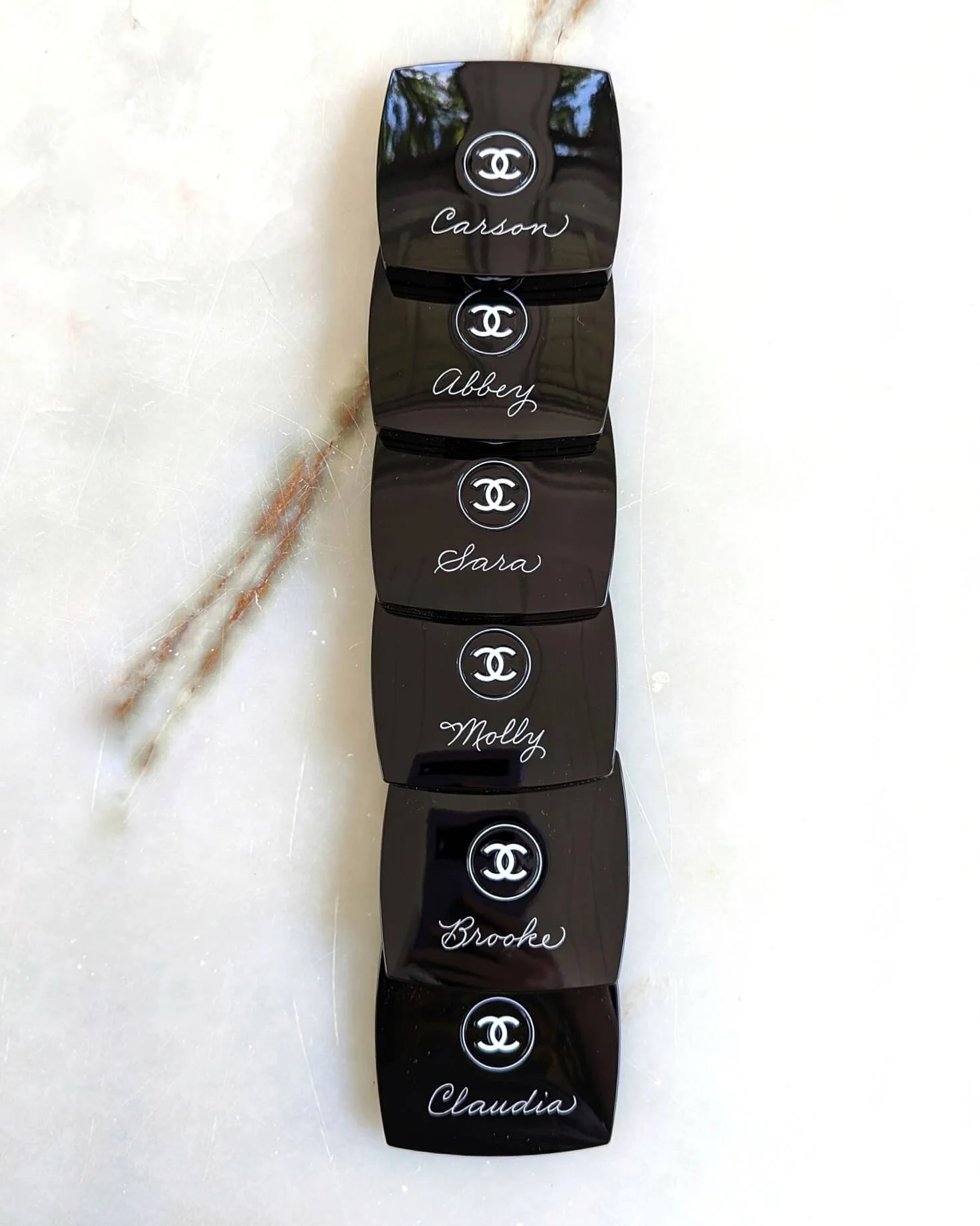 In-Studio Engraving — Flower City Letters