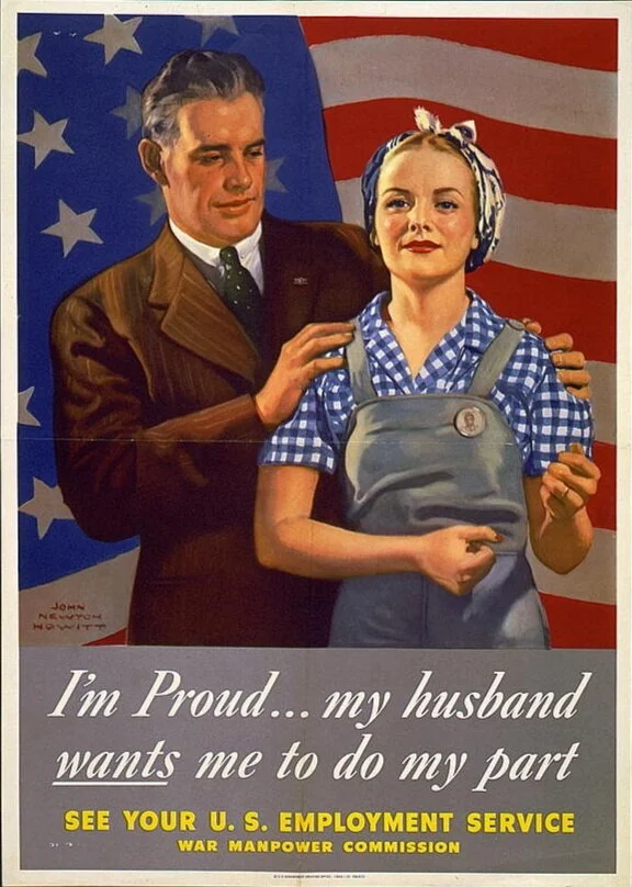 Rosie The Riveter Propaganda Poster