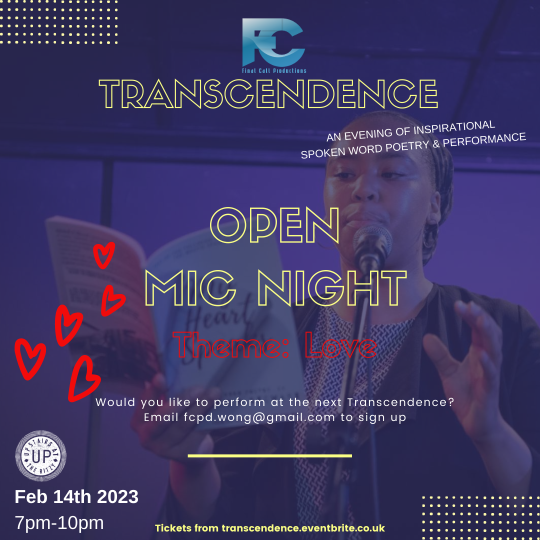 Transcendence Open Mic Night — Final Call Productions