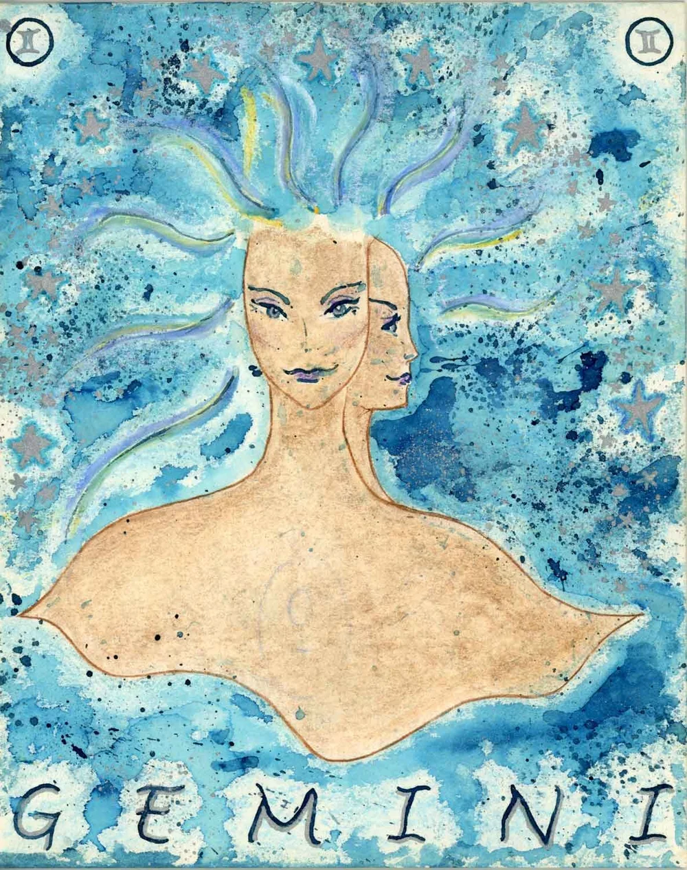 Gemini Zodiac Sign Art