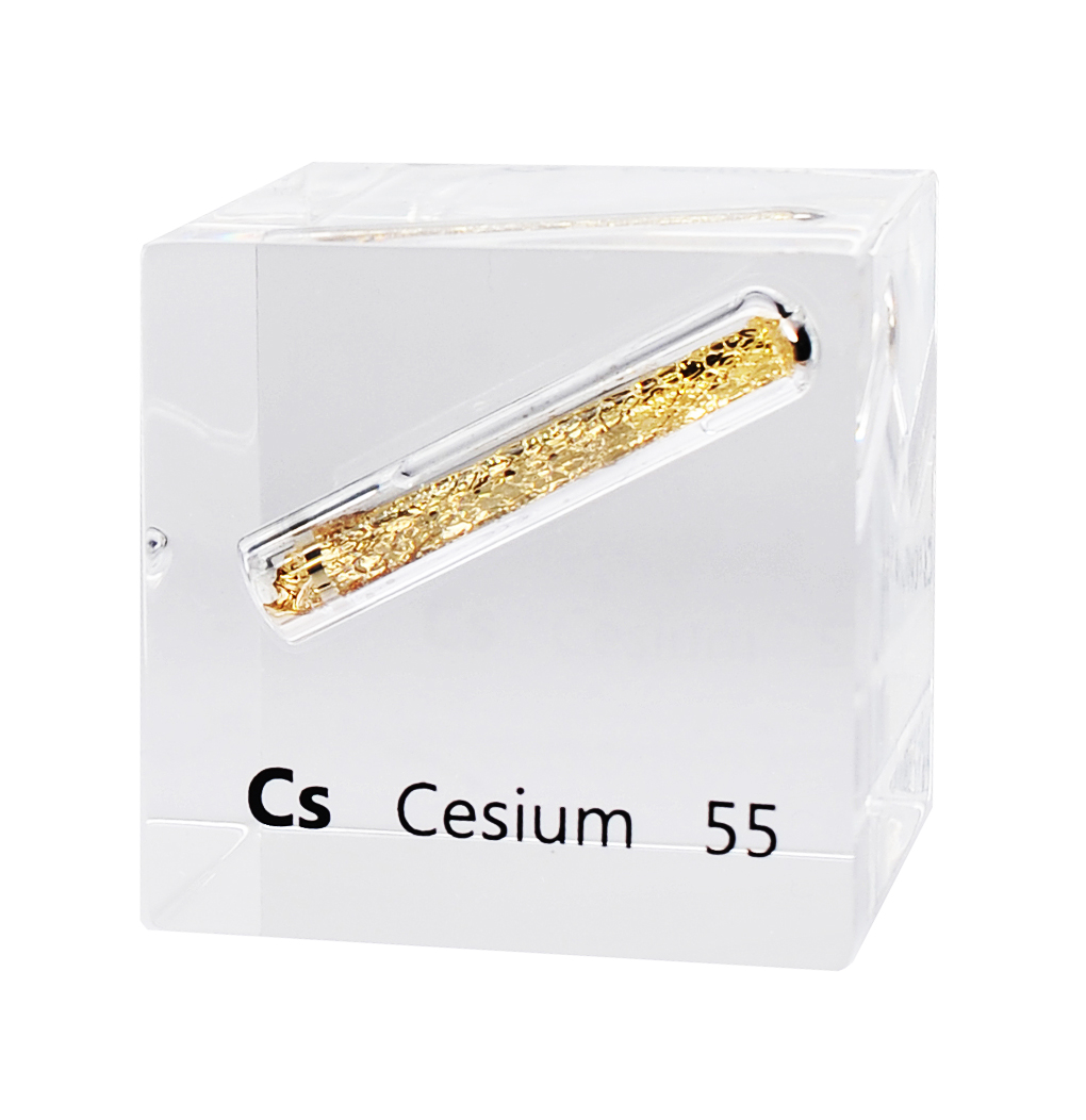 Cesium 50mm Lucite Cube — Luciteria