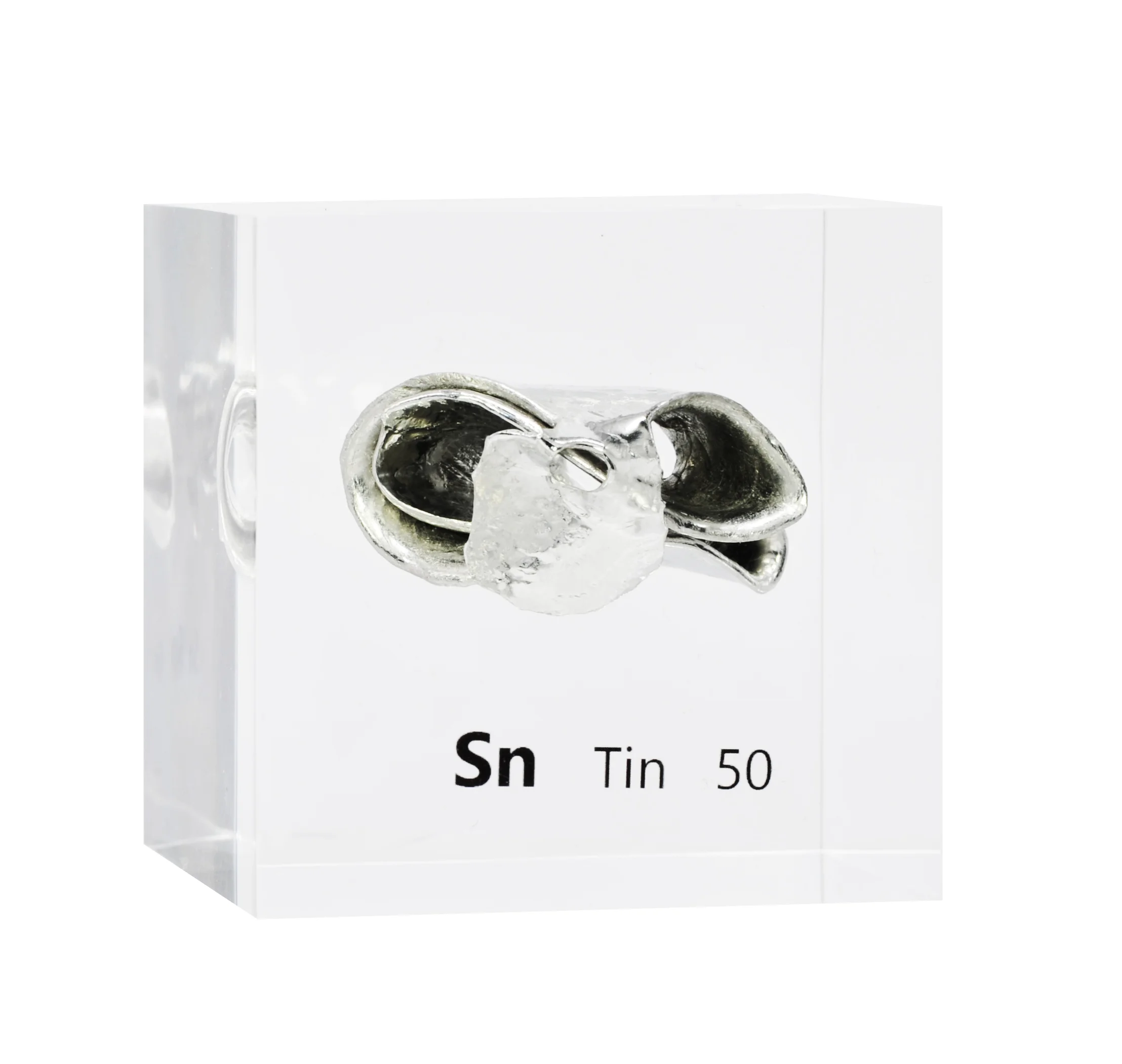 Tin 50mm Lucite Cube — Luciteria