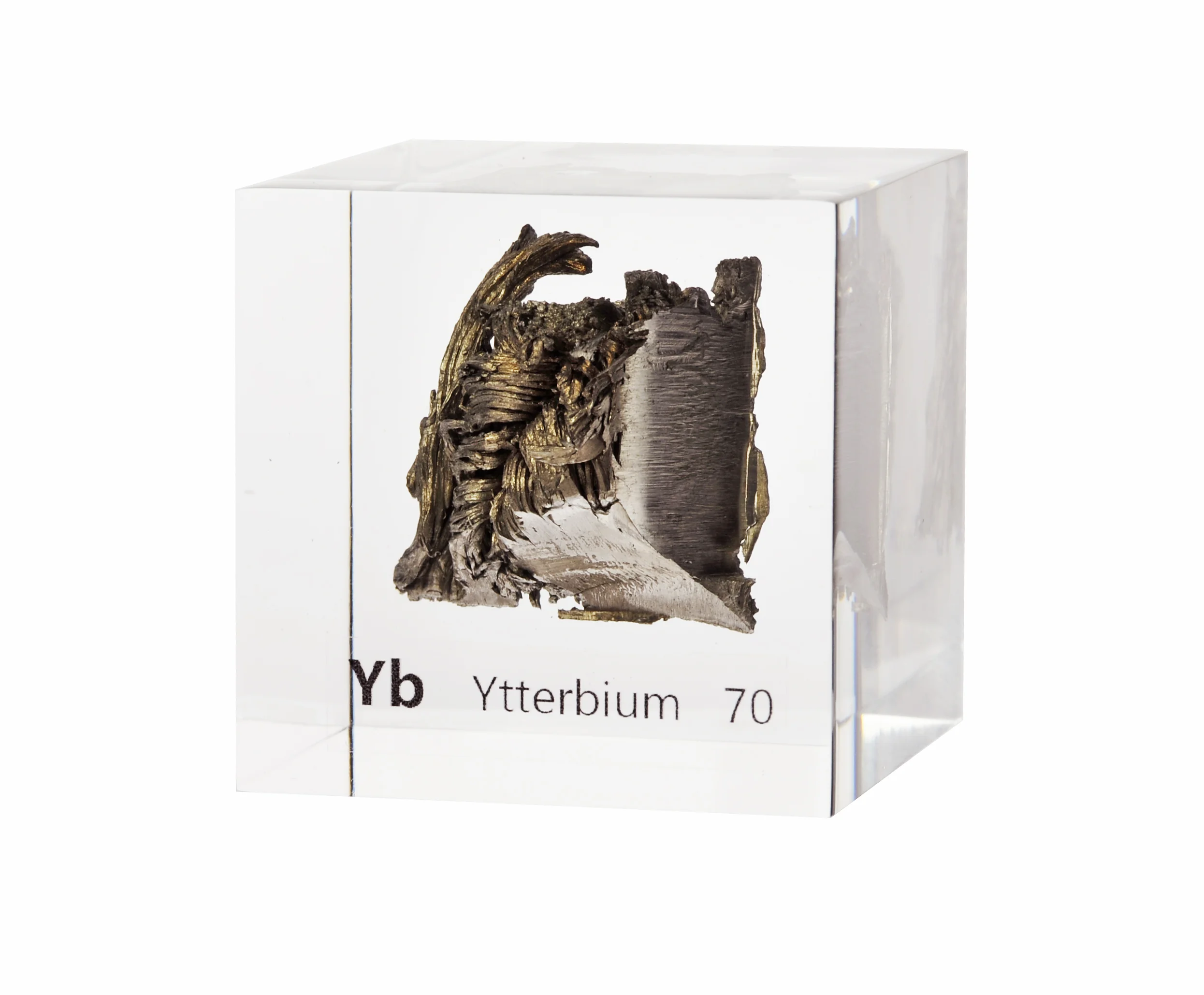 Ytterbium 50mm Lucite Cube — Luciteria