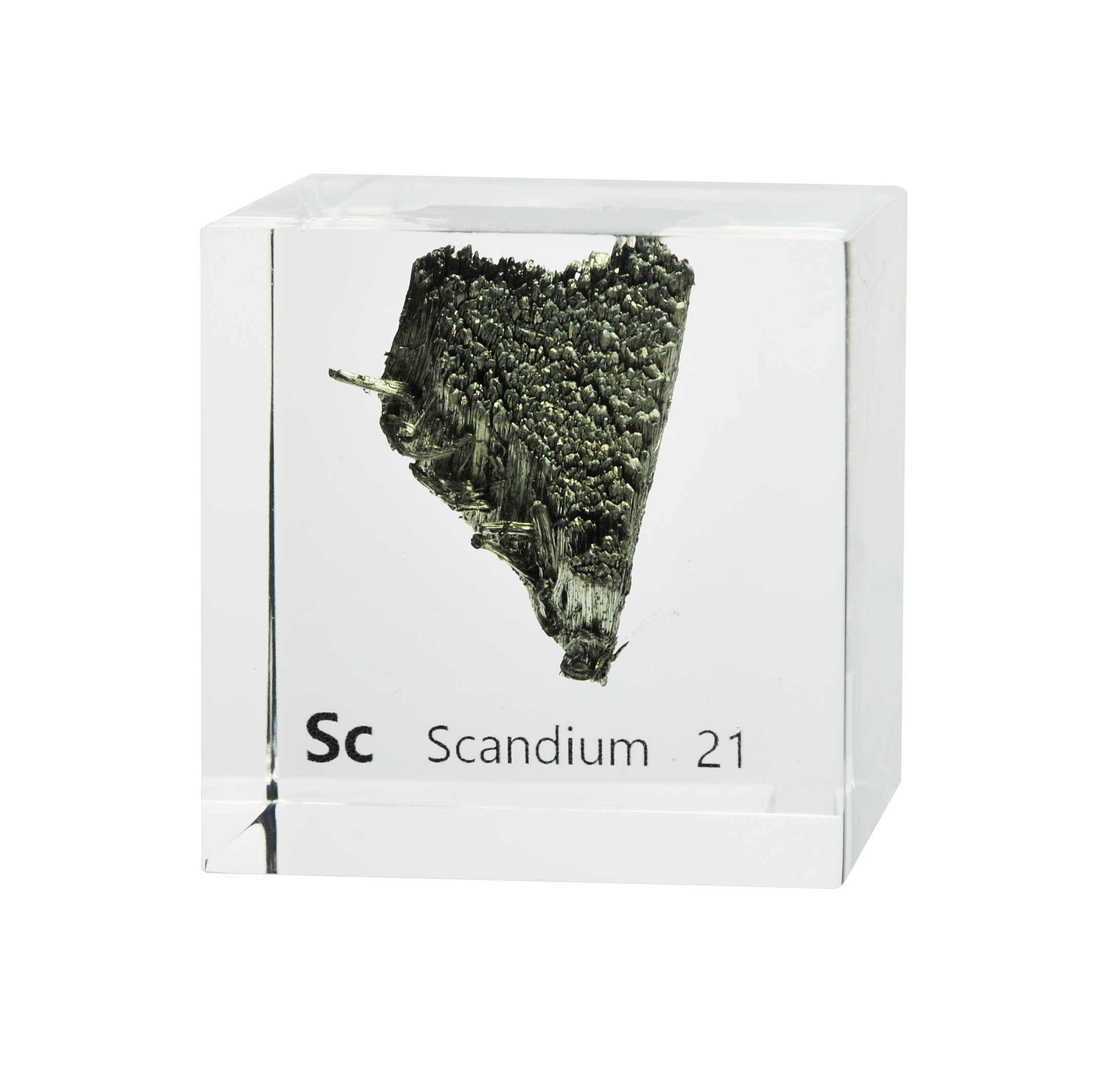 Scandium 50mm Lucite Cube — Luciteria
