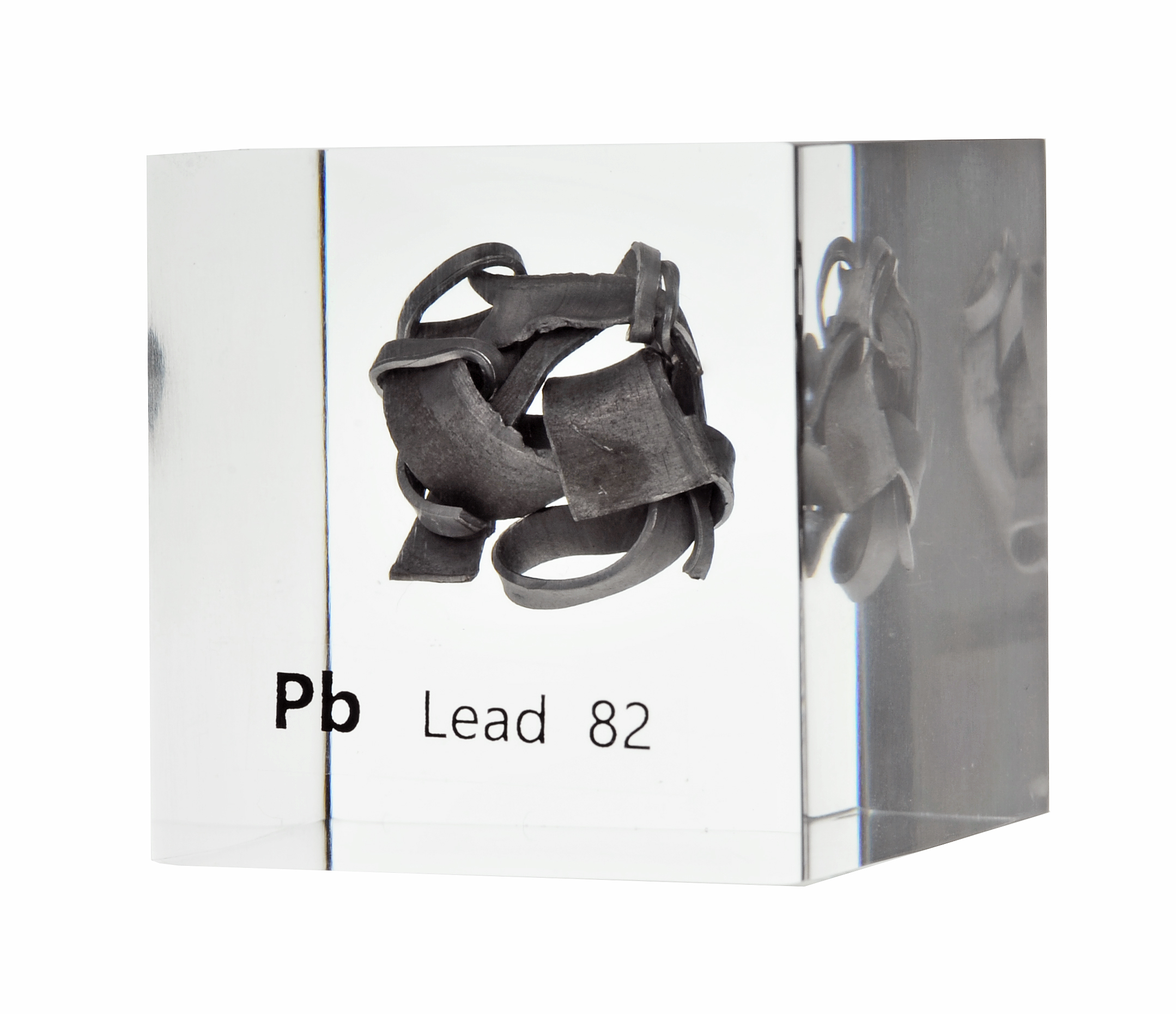 Lead 50mm Lucite Cube — Luciteria