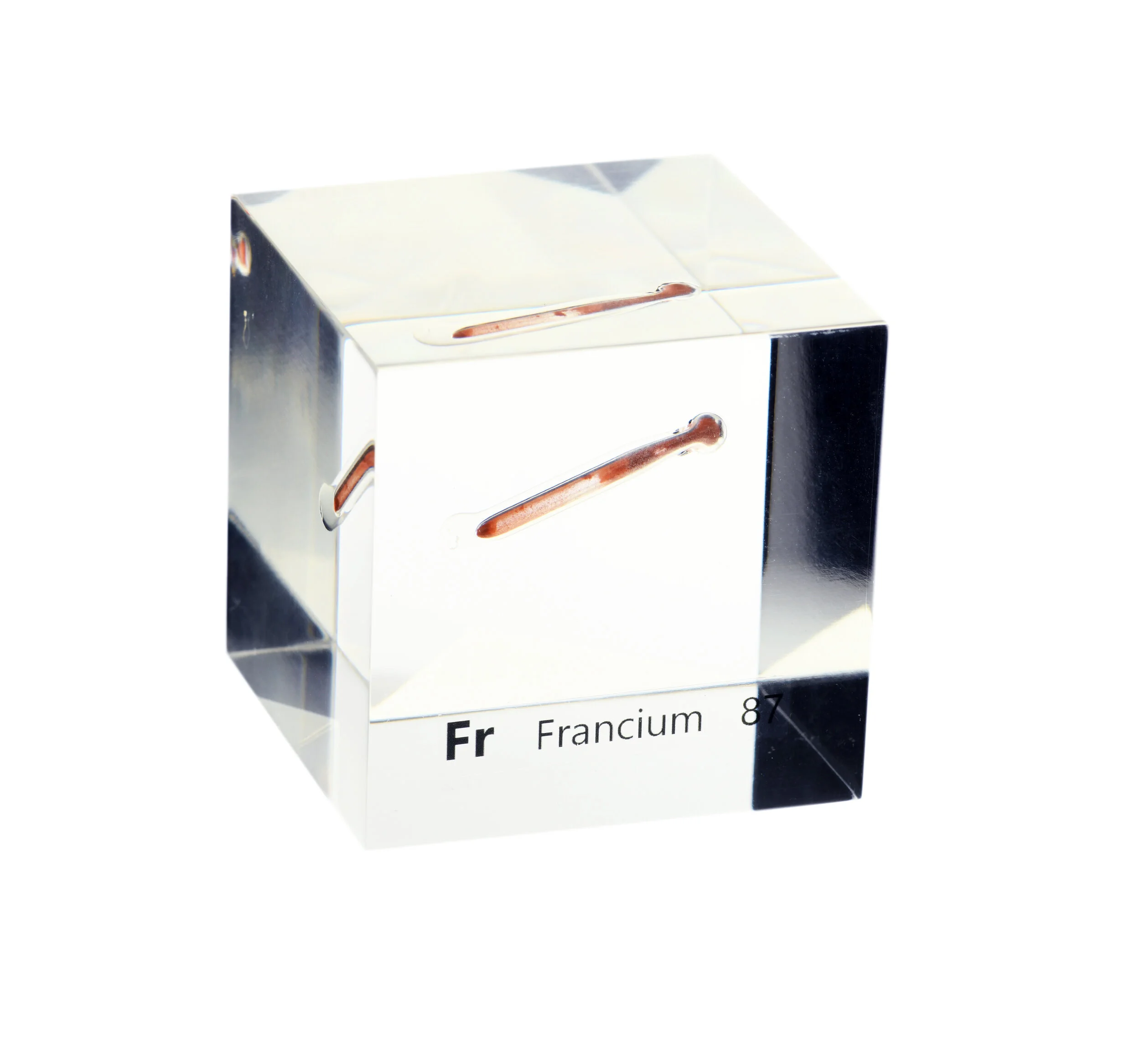 Francium 50mm Lucite Cube — Luciteria