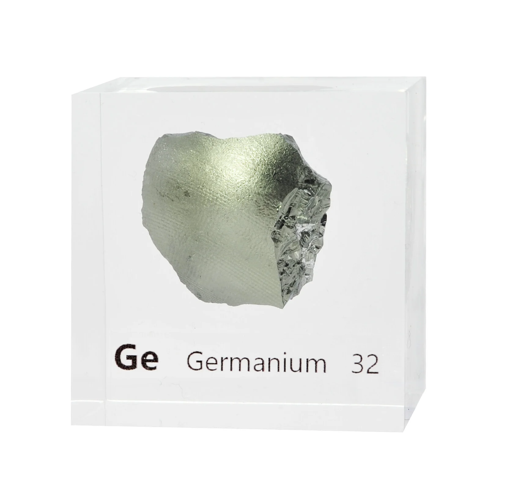 Germanium 50mm Lucite Cube — Luciteria