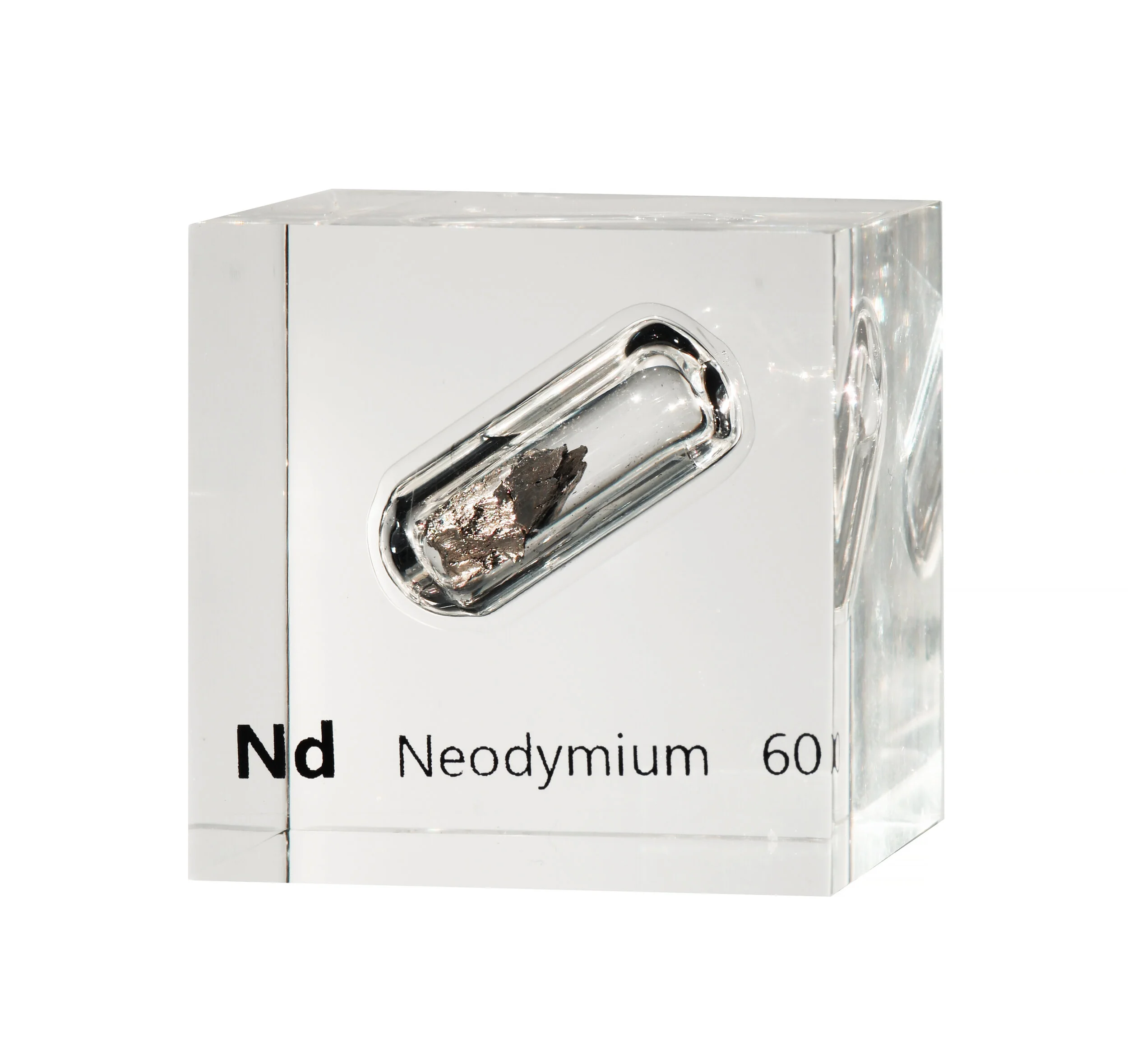 Neodymium 50mm Lucite Cube — Luciteria