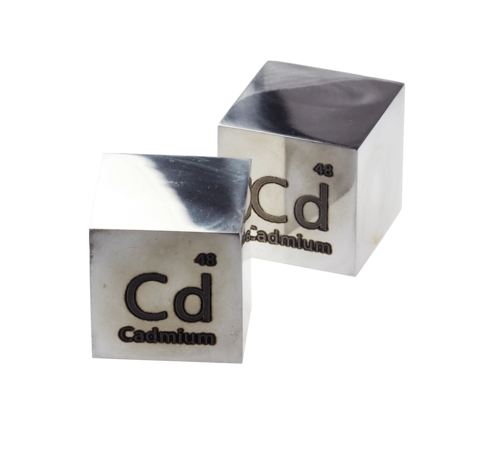 Cadmium Mirror Cube — Luciteria