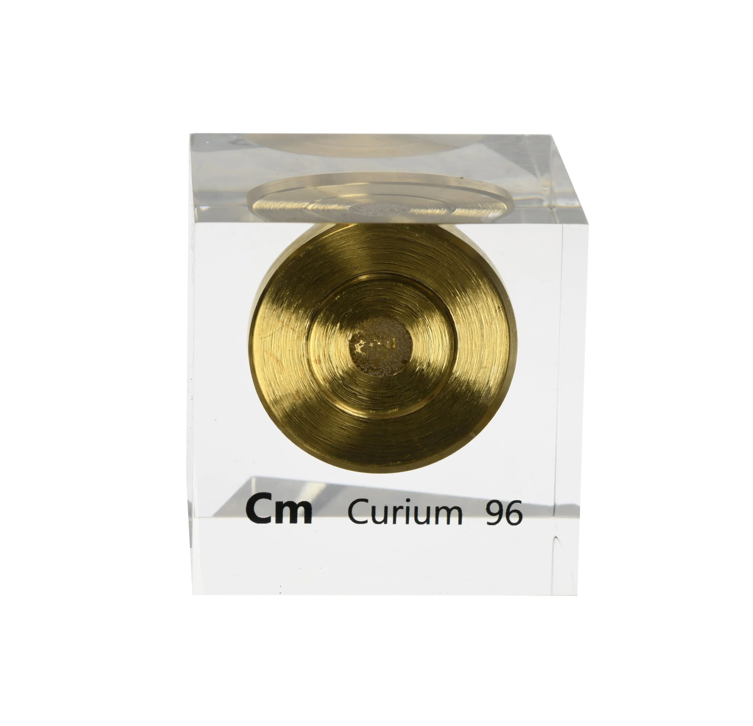 Curium 50mm Lucite Cube — Luciteria