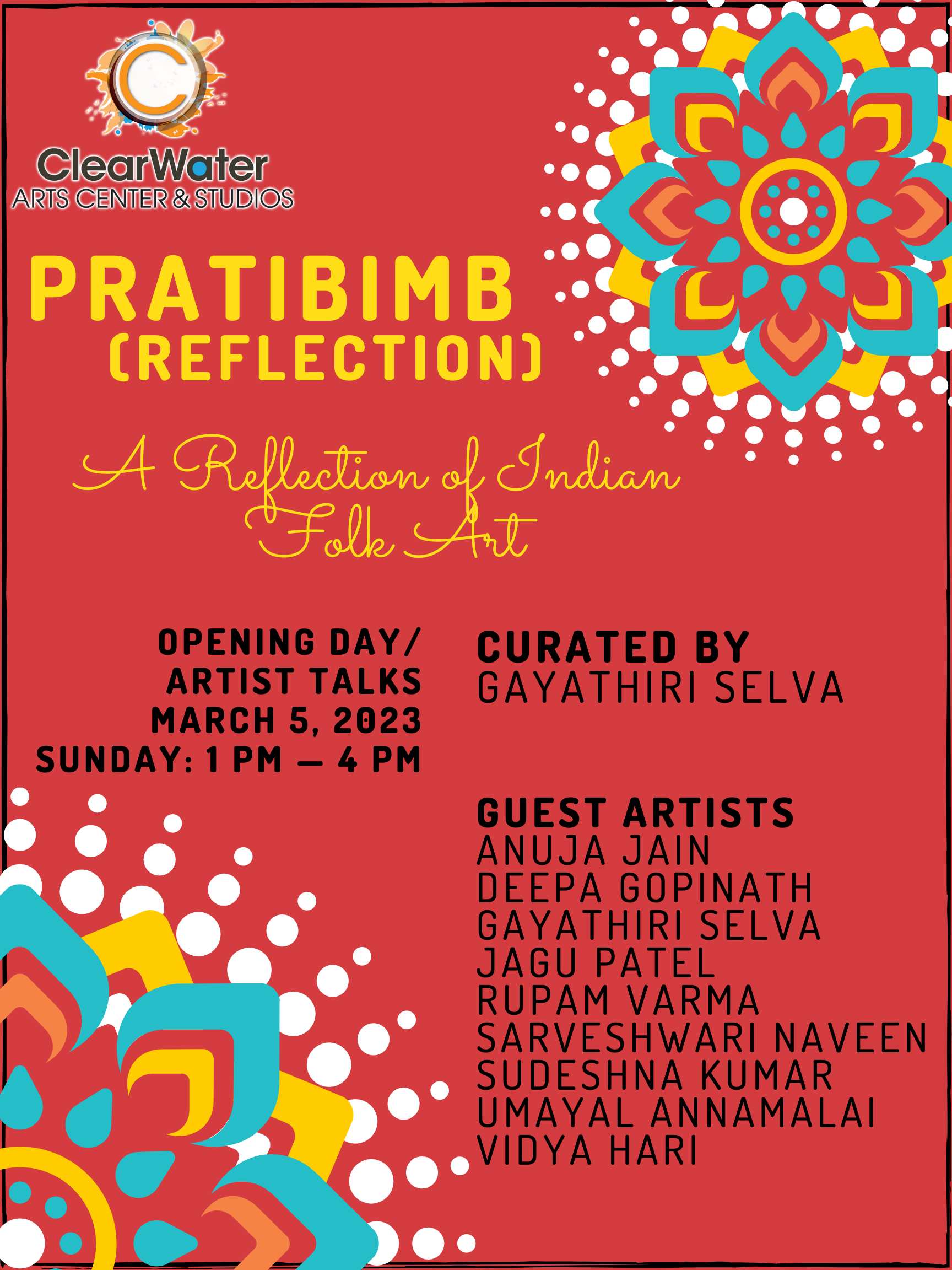 Exhibit: PRATIBIMB: A Reflection of Indian Folk Art — ClearWater Arts ...