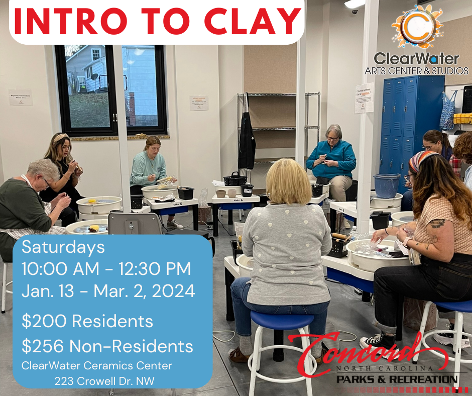 Intro to Clay — ClearWater Arts Center & Studios
