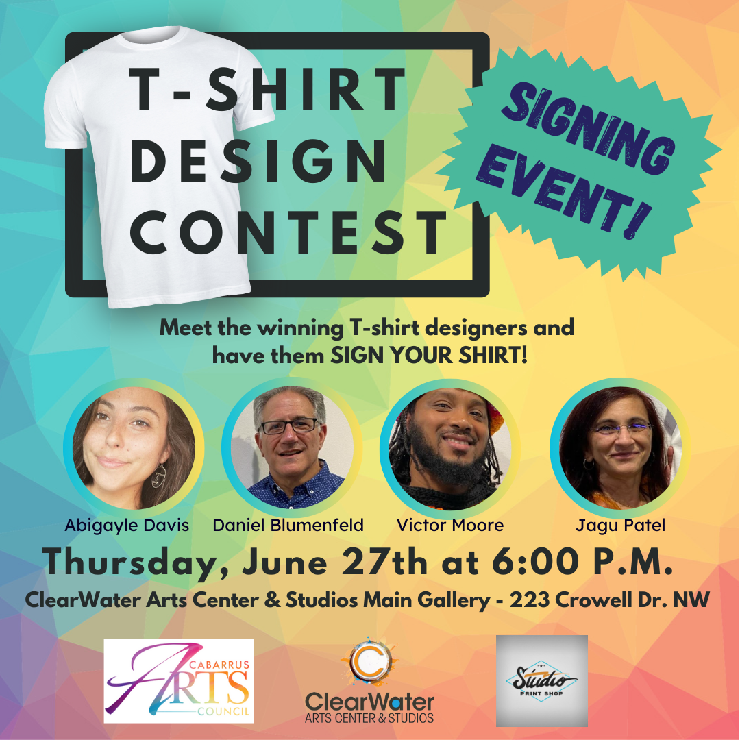 Shirt Signing & Sales Kickoff! — ClearWater Arts Center & Studios